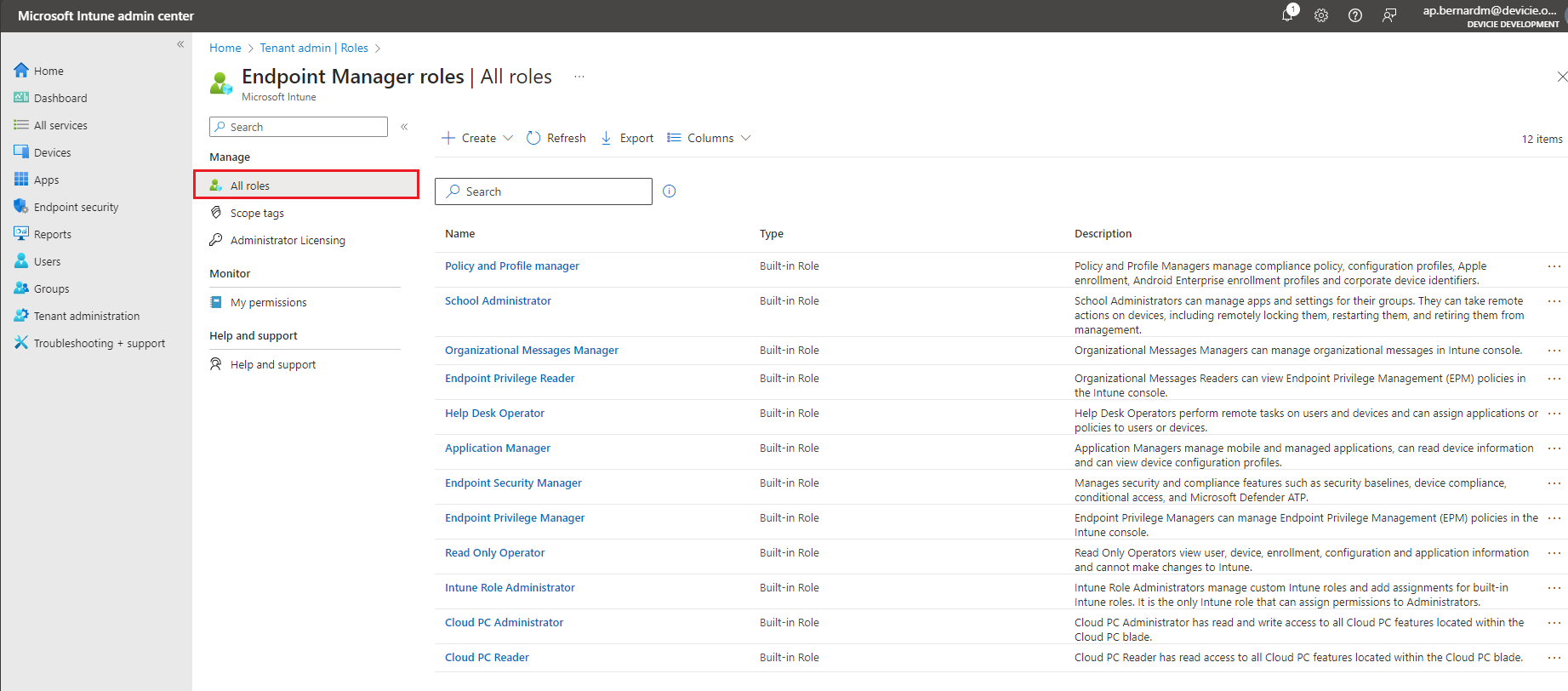 How to Assign a User an RBAC Role in Intune